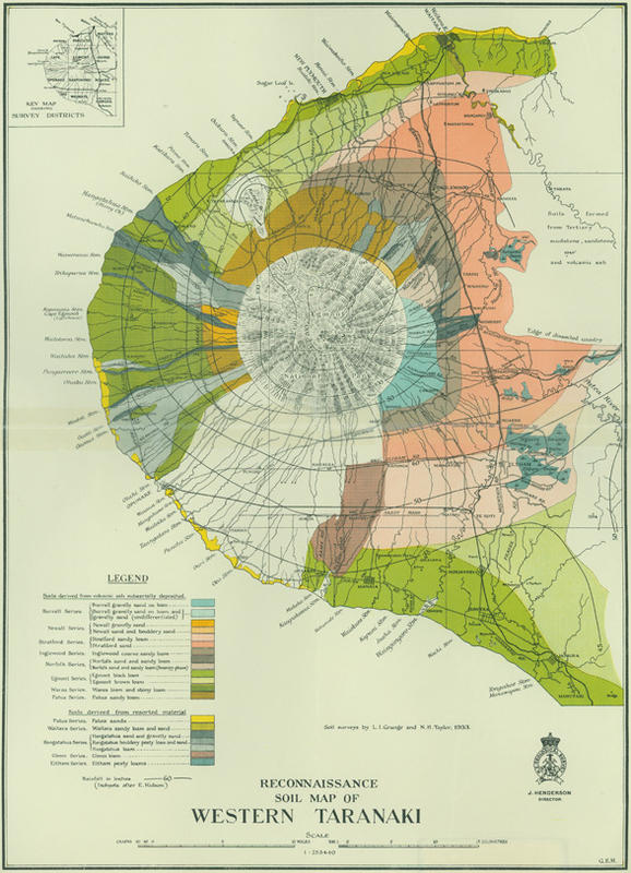Reconnaissance soil map of Western Taranaki, 1933 - Puke Ariki