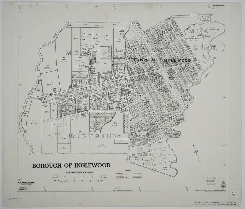 Borough of Inglewood [map] - Puke Ariki