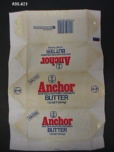Wrapper, Butter (Anchor) - Puke Ariki