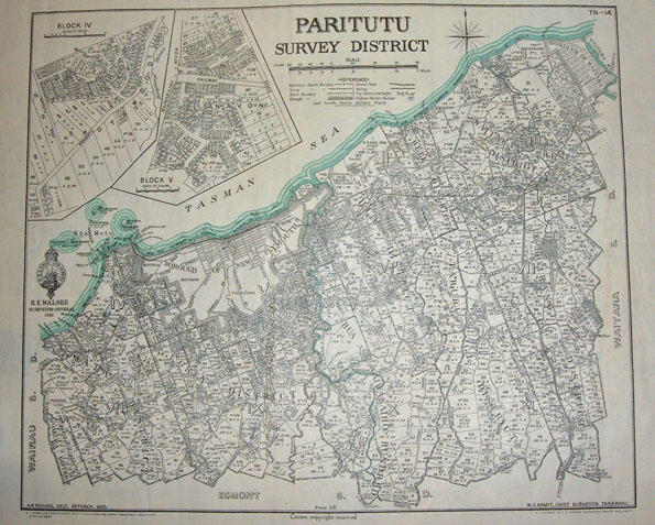 Paritutu Survey District [map] 1931 - Puke Ariki