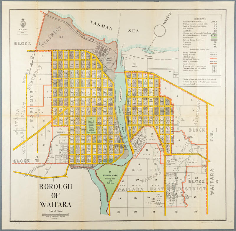 Borough of Waitara [map] 1927 - Puke Ariki