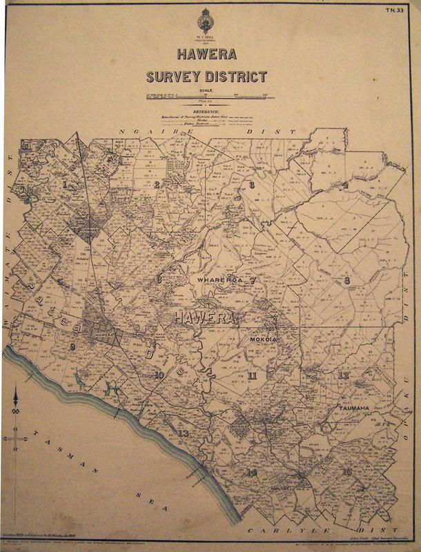 Hawera Survey District [map] - Puke Ariki