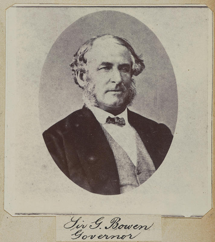 "Sir G. Bowen, Governor" - Puke Ariki