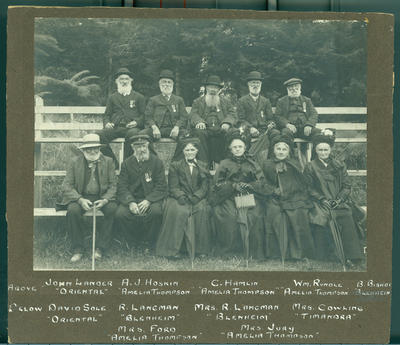 Survivors of the first 6 ships to land at Moturoa 1841-42 - Puke Ariki