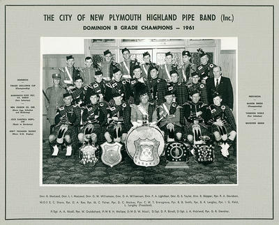 The City of New Plymouth Highland Pipe Band (Inc.), Team - Puke Ariki