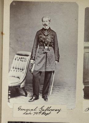 "General Galloway Late 70th. Regt." - Puke Ariki