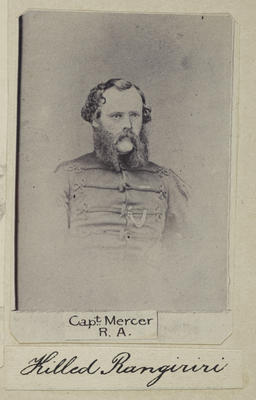 "Capt. Mercer R.A." - Puke Ariki