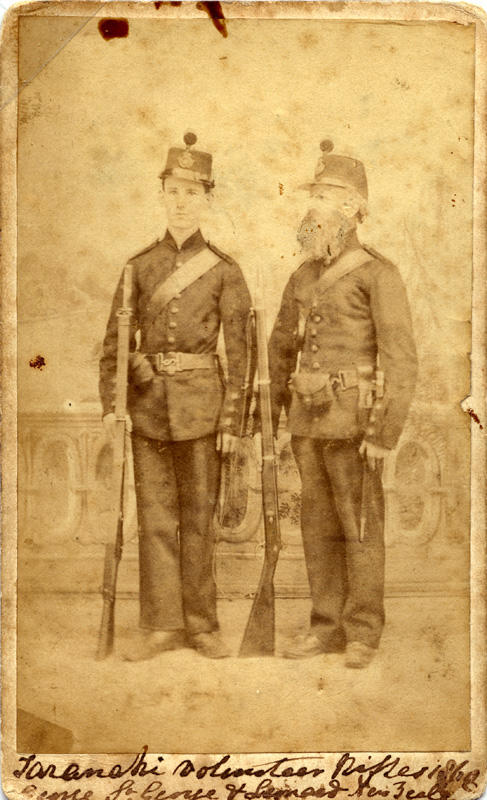 "Taranaki Volunteer Rifles 1860/Gorge St. George and Leonard New ...