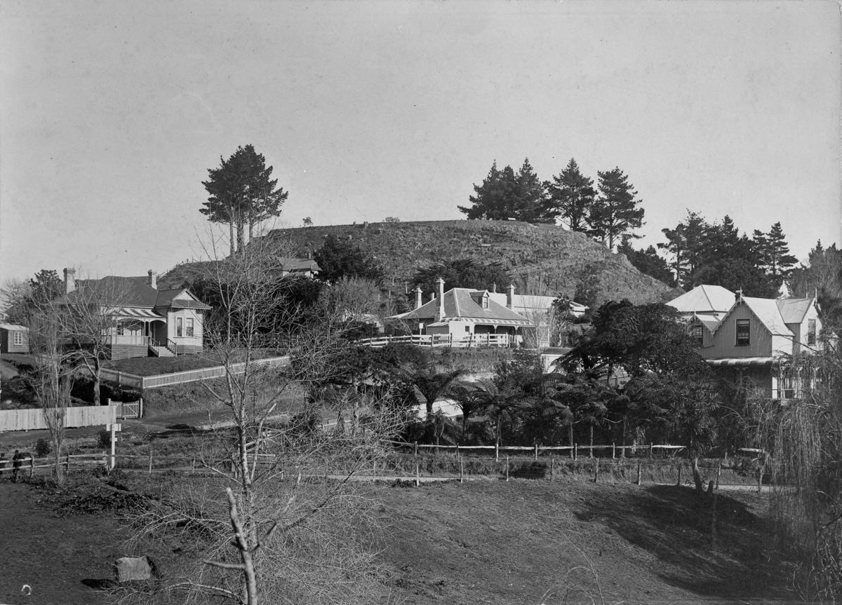 Marsland Hill from Carrington Street - Puke Ariki