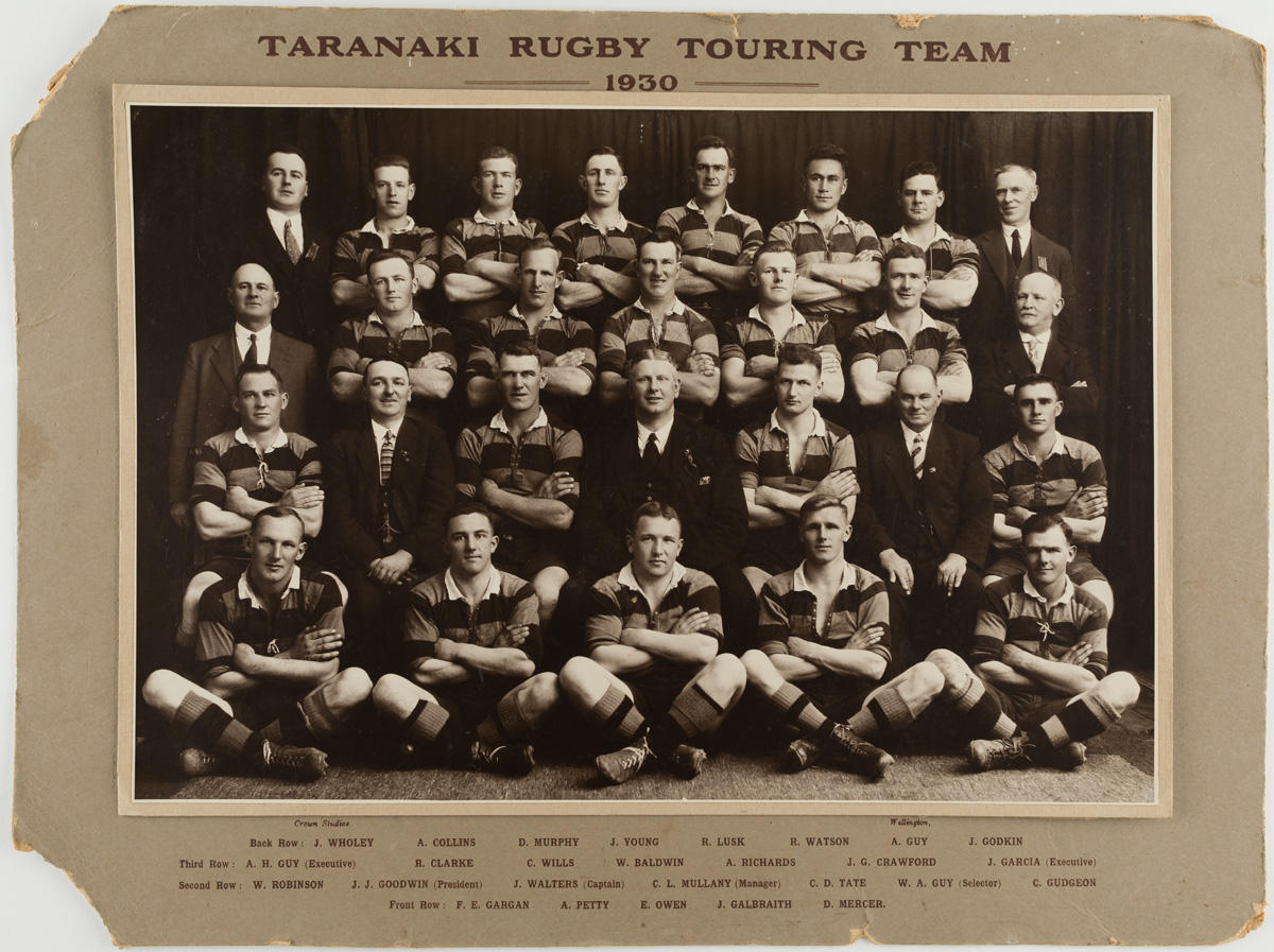 Taranaki Rugby Touring Team, 1930 - Puke Ariki