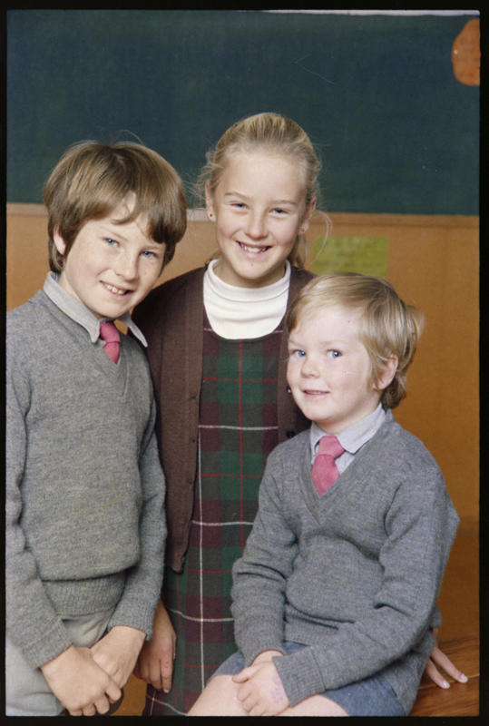 Davies Children, St. Pius X School - Puke Ariki