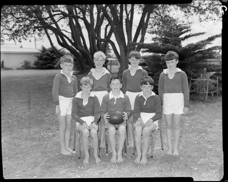 Warea School, Rugby Team. - Puke Ariki