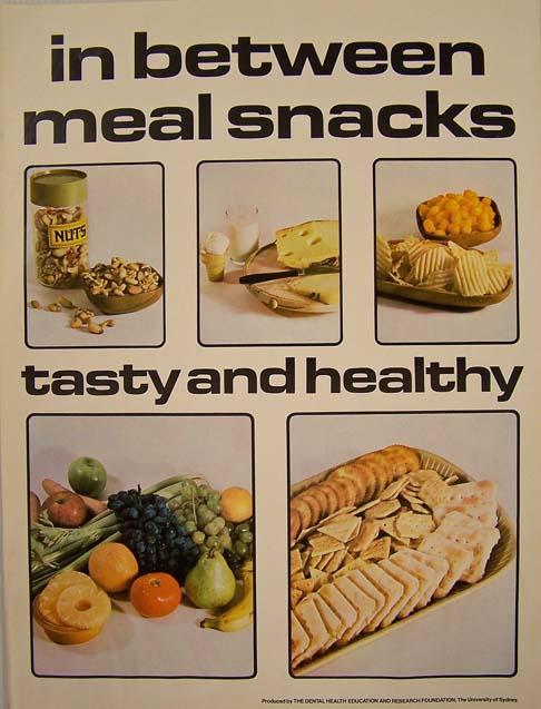 In between meal snacks; tasty and healthy [poster] - Puke Ariki