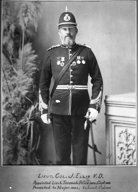 Lieut. Col. J. Ellis, V.D., Taranaki Rifles - Puke Ariki