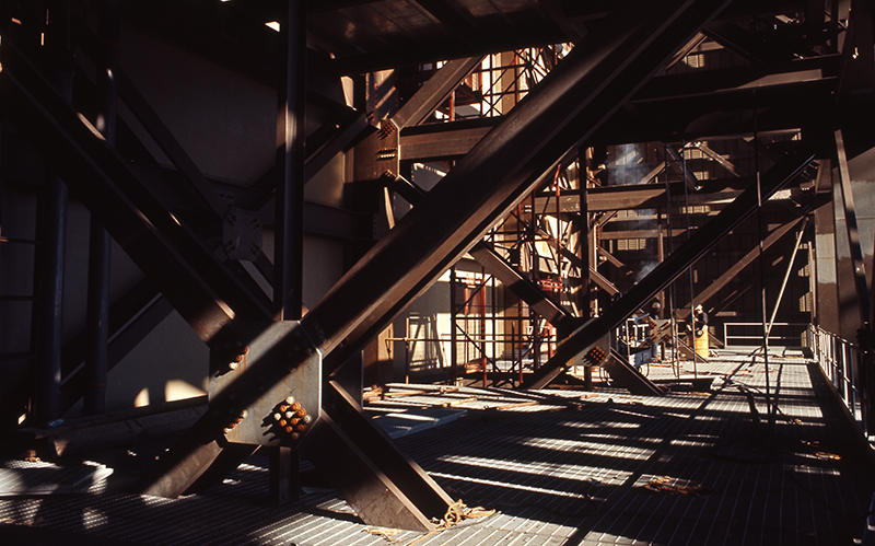 New Plymouth Power Station construction, tank bay - Puke Ariki