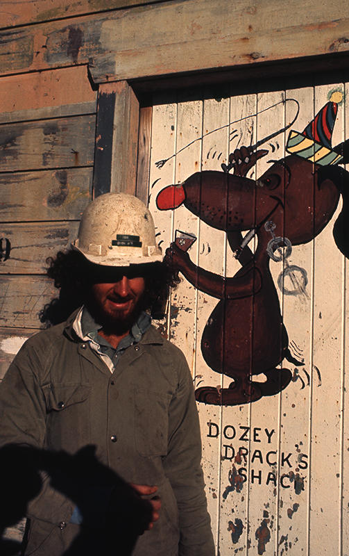 New Plymouth Power Station construction, 'Dozey Drack's Shack' - Puke Ariki