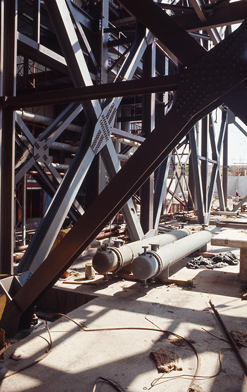 New Plymouth Power Station construction, tank bay - Puke Ariki