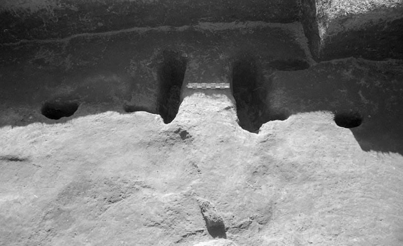 Doorway and hearth, Waimate village, Kapuni river - Puke Ariki
