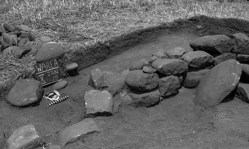 Excavation, Warea redoubt, Warea - Puke Ariki