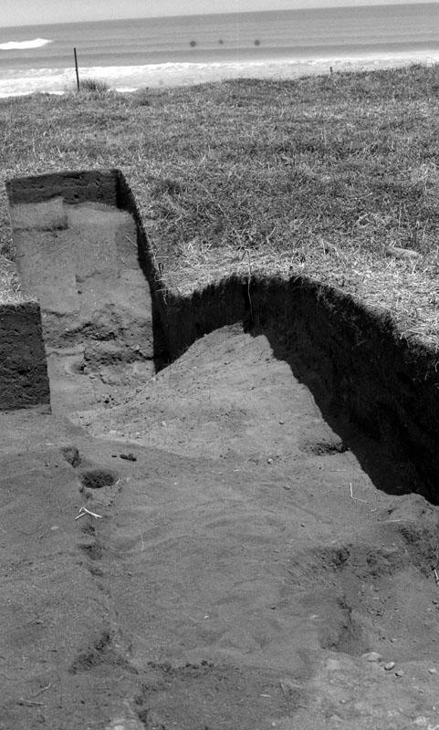 Excavation, Warea redoubt, Warea - Puke Ariki