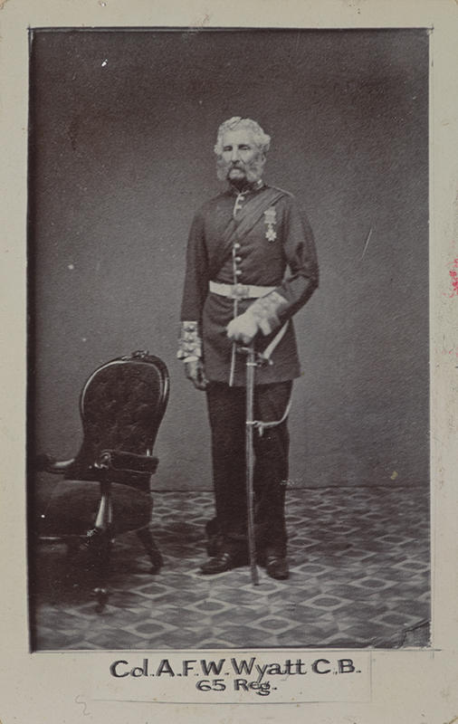 "Col. A. F. W. Wyatt C.B., 65 Reg." - Puke Ariki