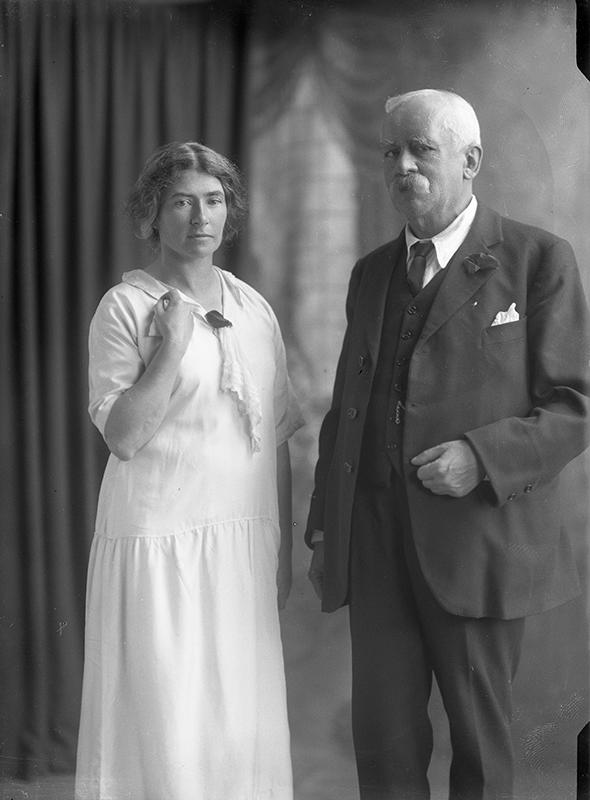 Miss H. M. Feaver and Mr John Feaver Senior - Puke Ariki