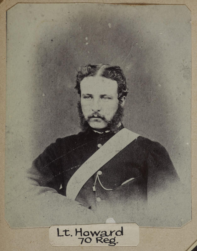 "Lt. Howard 70 Reg." - Puke Ariki