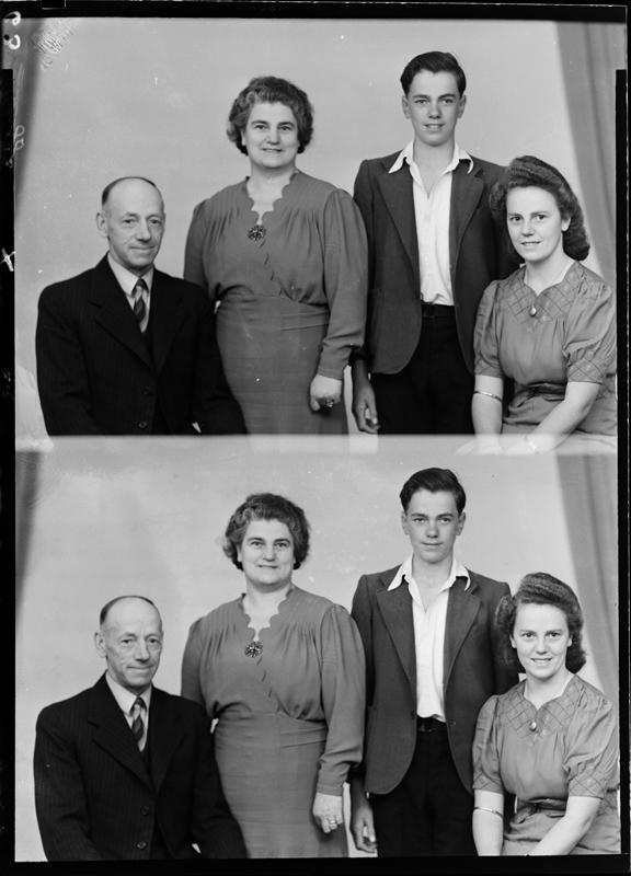 Herbert, Grace, Wally and Joyce Briggs - Puke Ariki